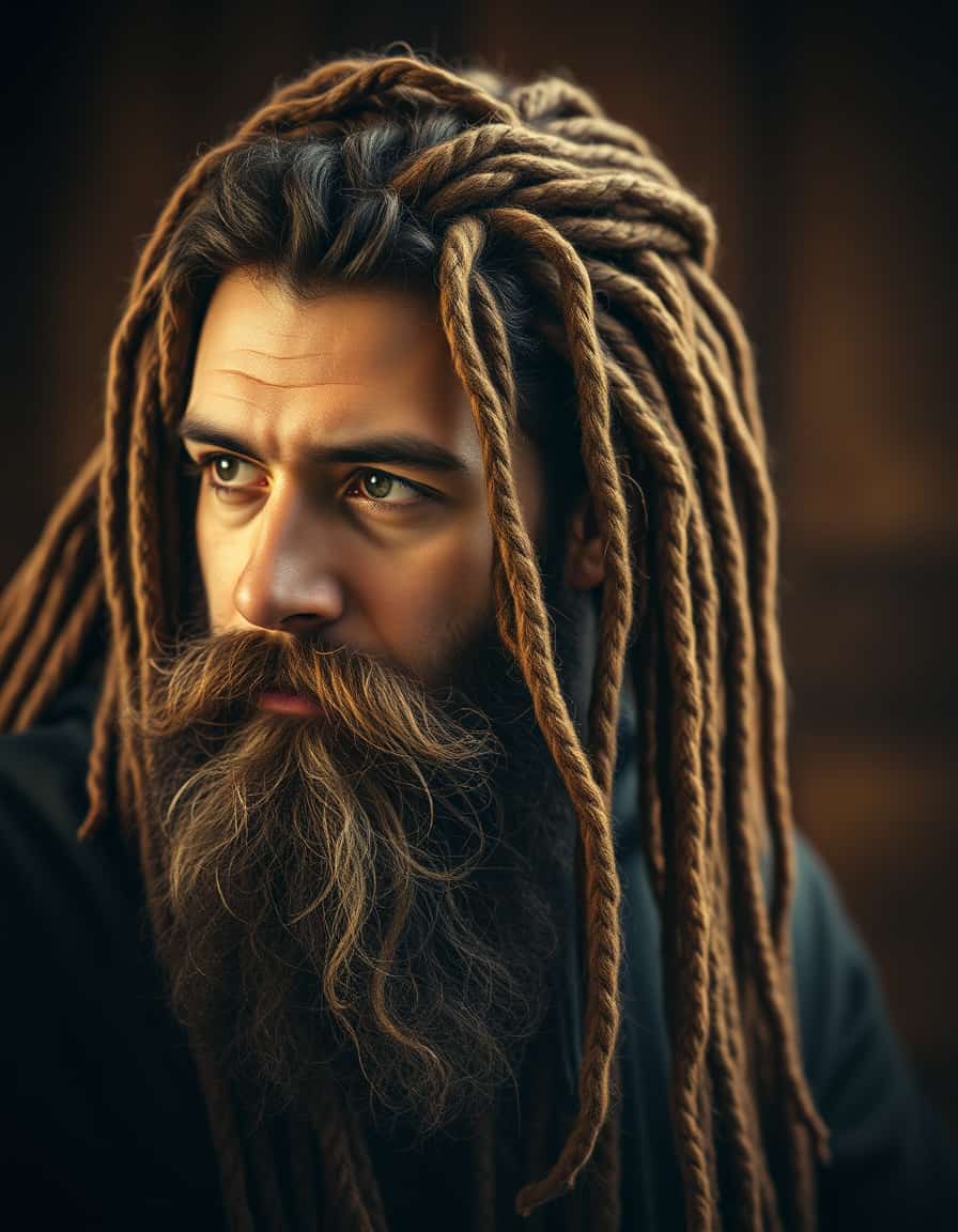 22 Stunning Long Hair And Beard Styles For Men: Master The Trendy Look ...