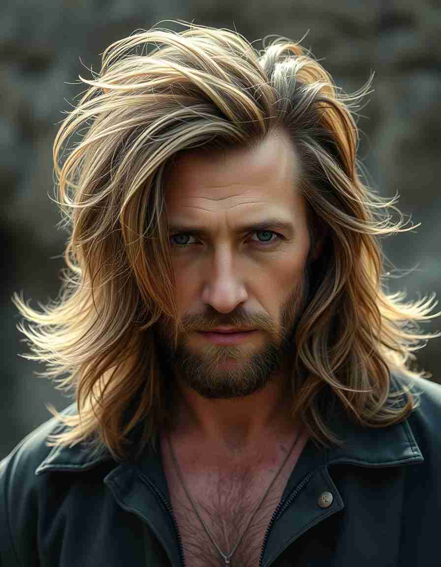 30 Stunning Wolf Cut Hairstyles For Men Who Dare To Stand Out - The Guy ...