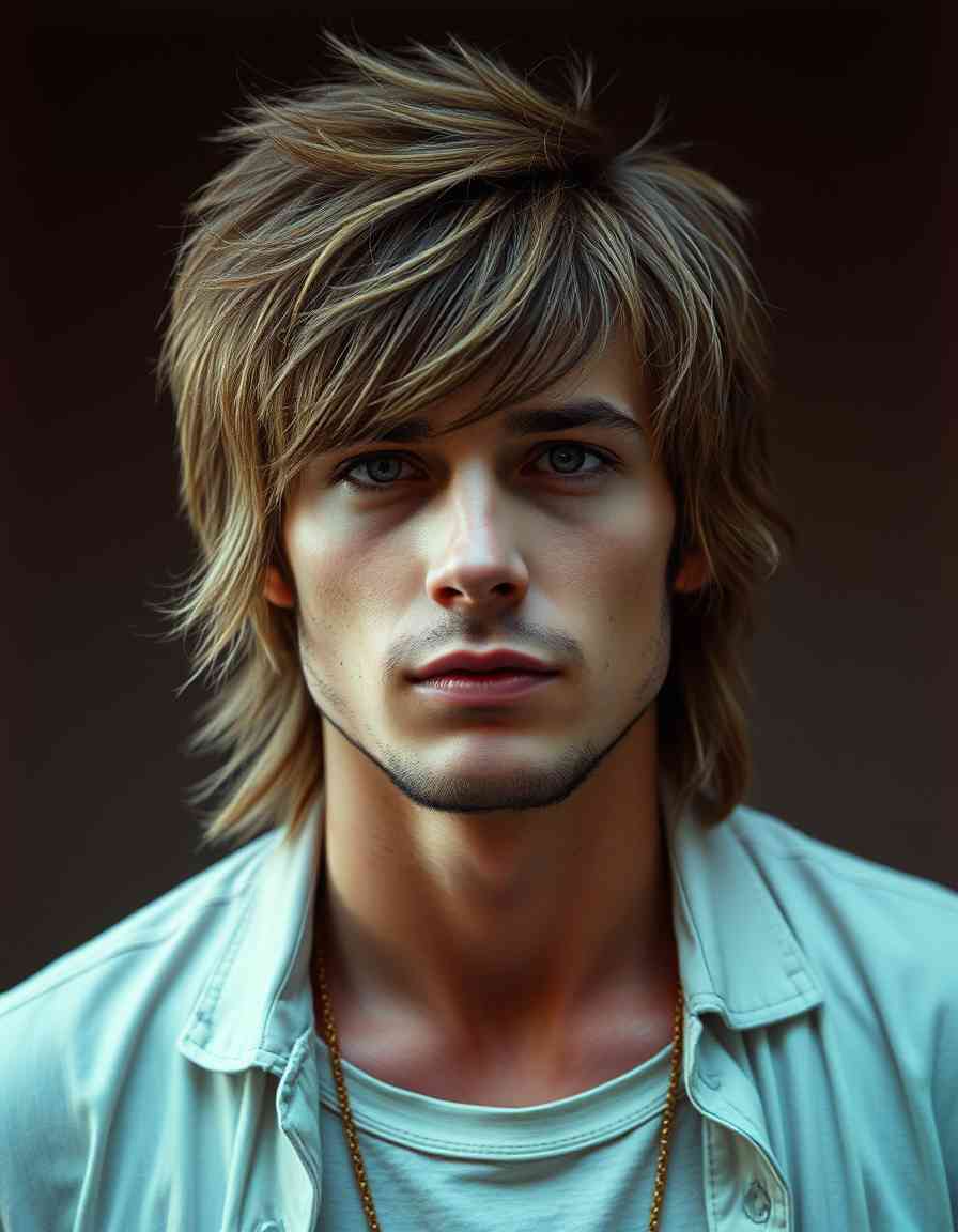 30 Stunning Wolf Cut Hairstyles For Men Who Dare To Stand Out - The Guy ...