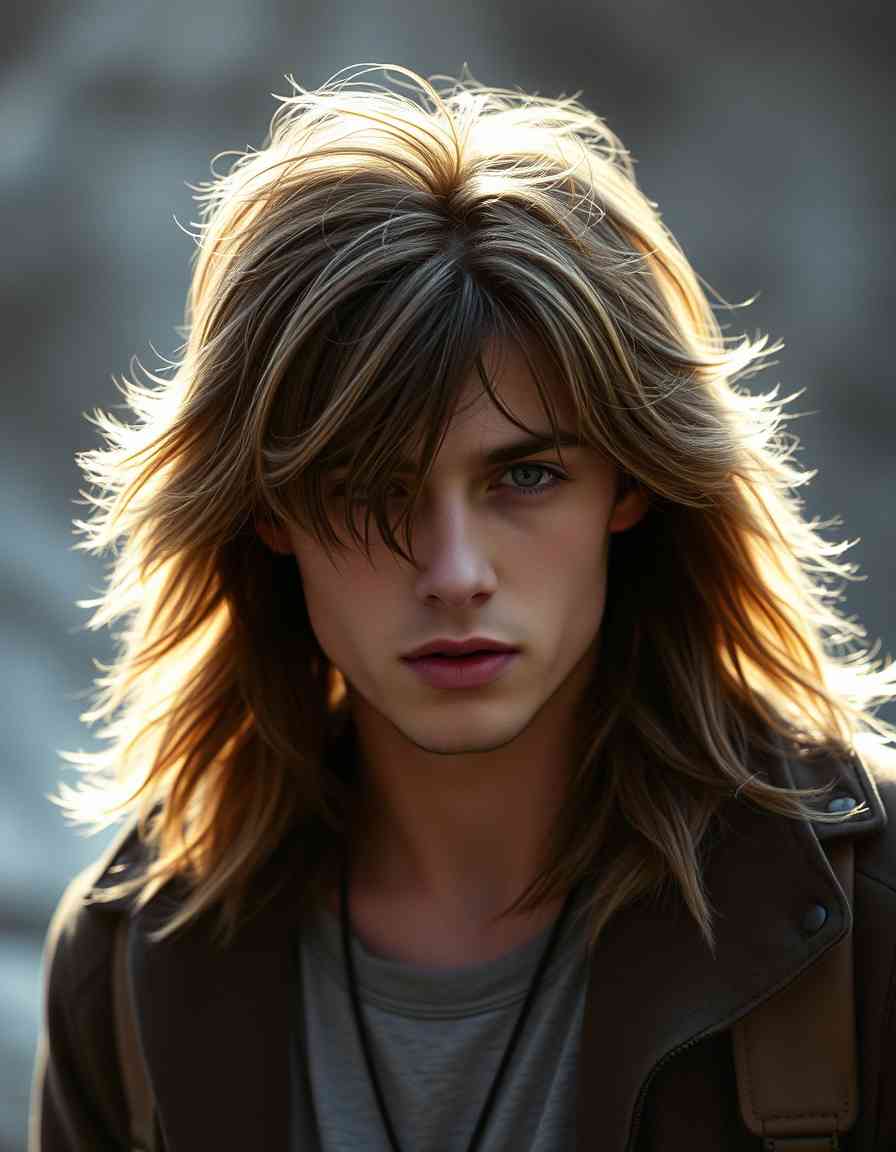 30 Stunning Wolf Cut Hairstyles For Men Who Dare To Stand Out - The Guy ...