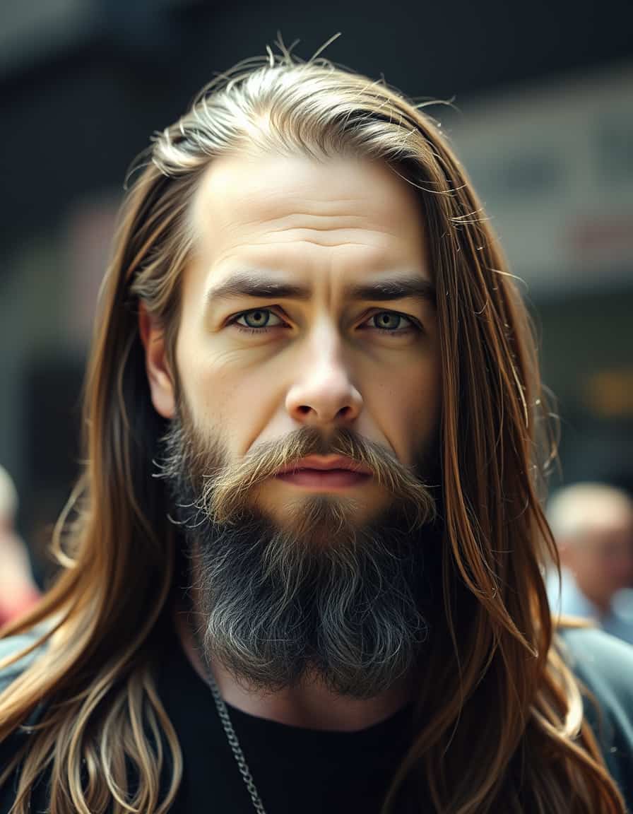 22 Stunning Long Hair And Beard Styles For Men: Master The Trendy Look ...