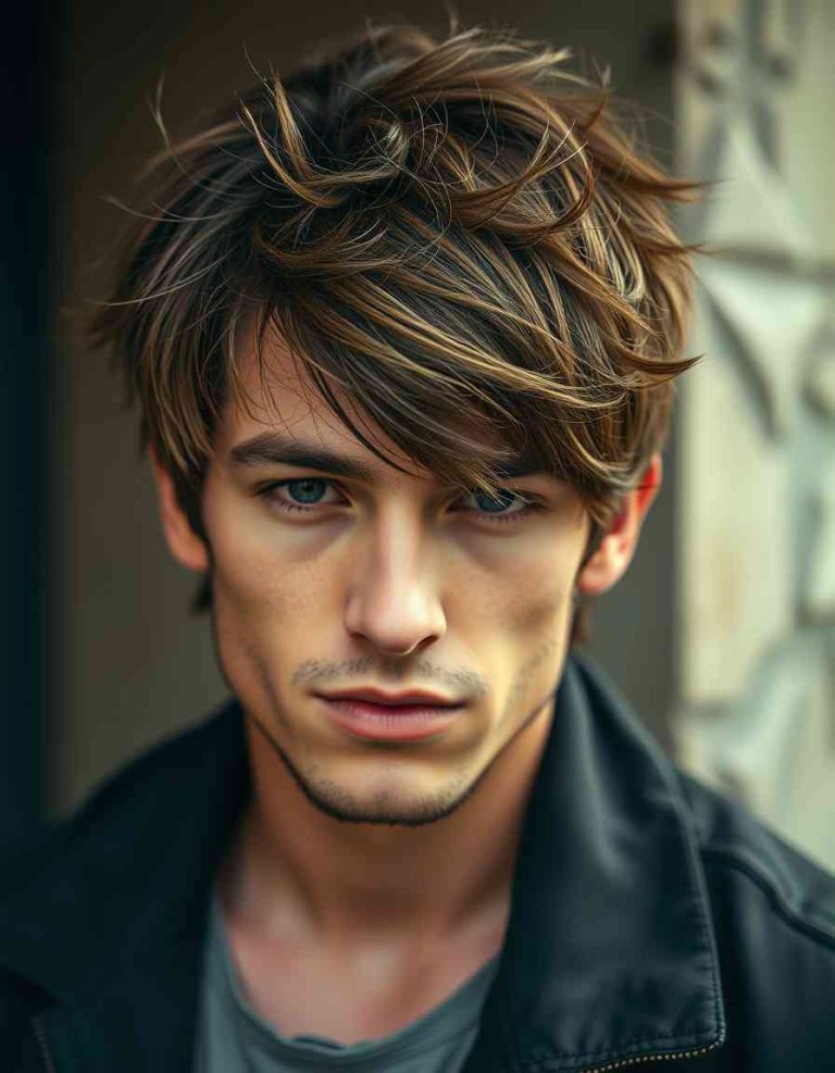 30 Stunning Wolf Cut Hairstyles For Men Who Dare To Stand Out - The Guy ...