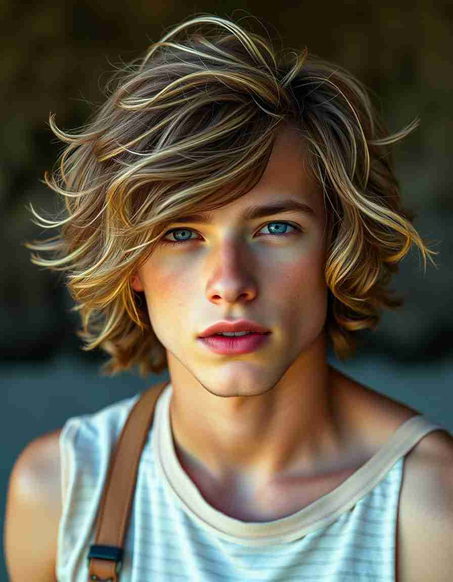 30 Stunning Wolf Cut Hairstyles For Men Who Dare To Stand Out - The Guy ...